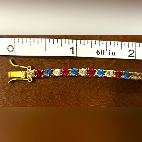 Joan Rivers | Jewelry | Vintage Joan Rivers Red White Blue Rhinestone ...